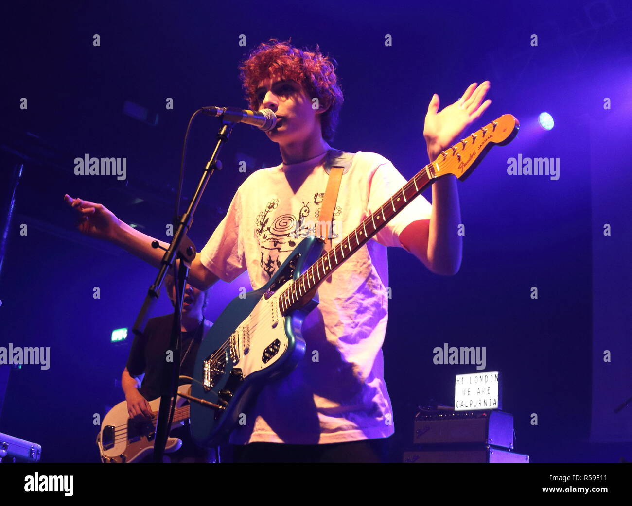 London, UK. Calpurnia - fronted by TV's Stranger Things actor Finn ...