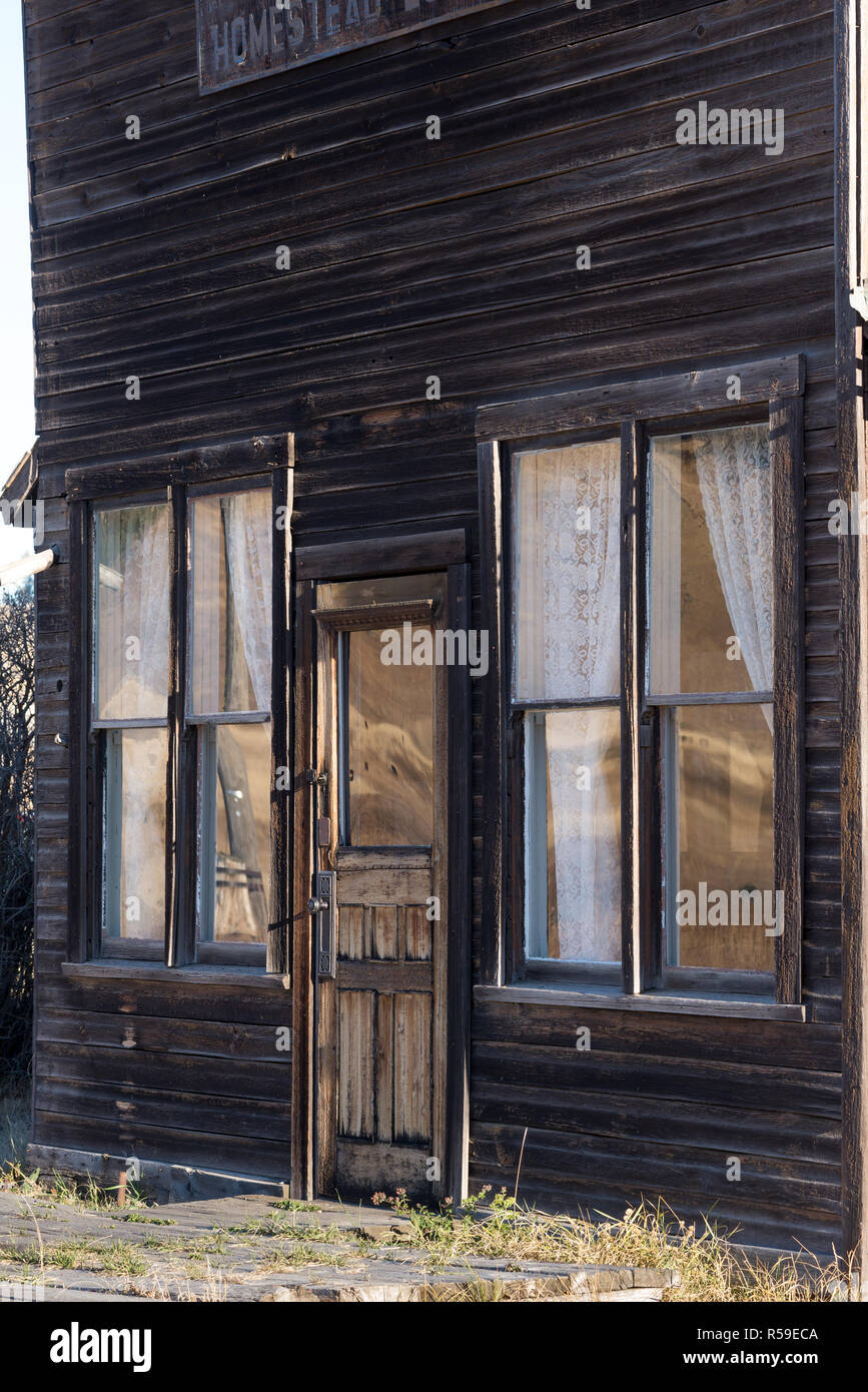 Historic Walker & Odell Homestead Locater building in Old Molson ...