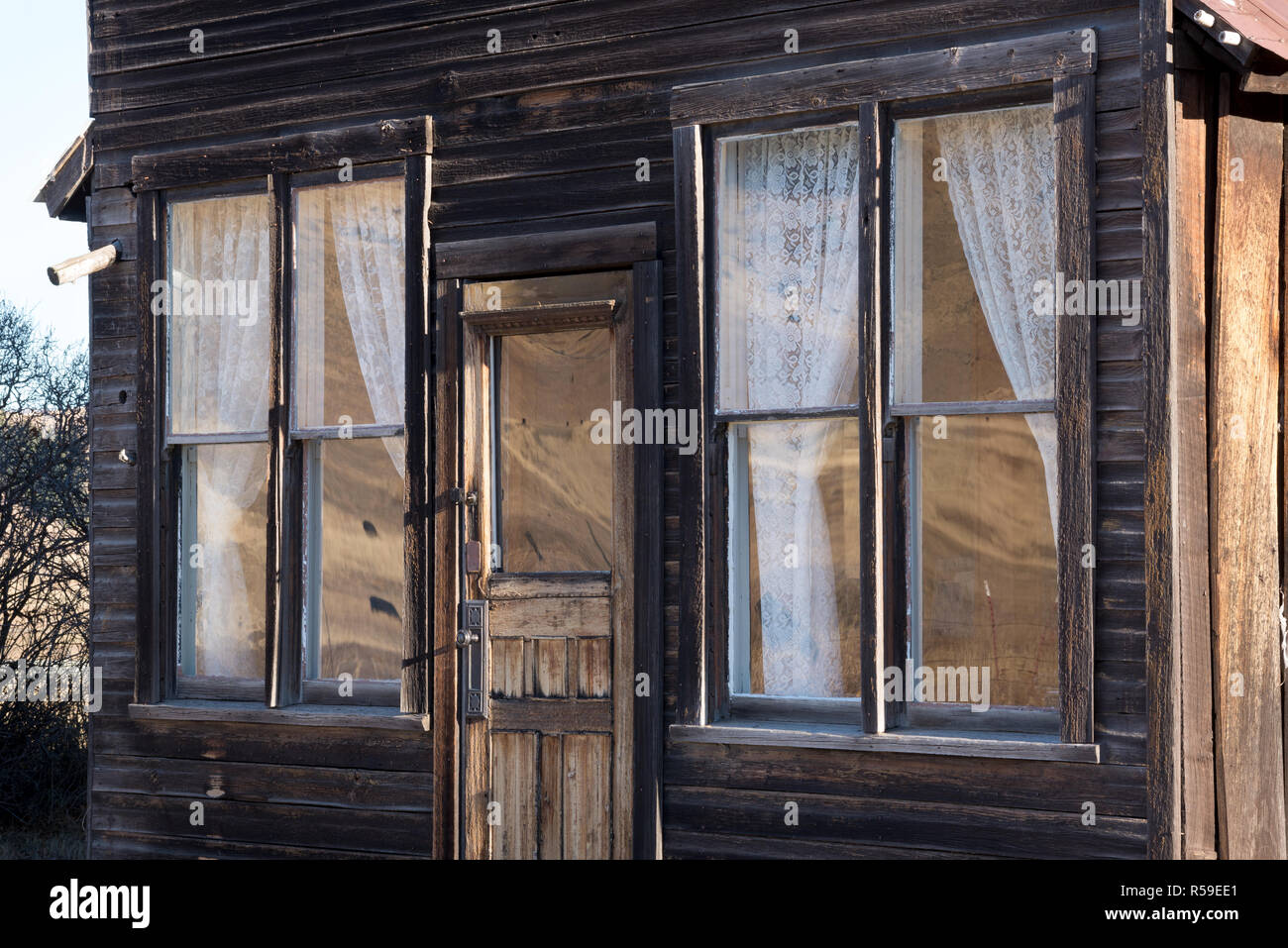 Historic Walker & Odell Homestead Locater building in Old Molson ...