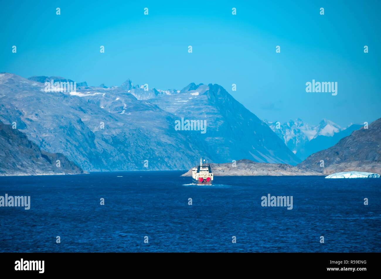 prins christian sund Stock Photo - Alamy