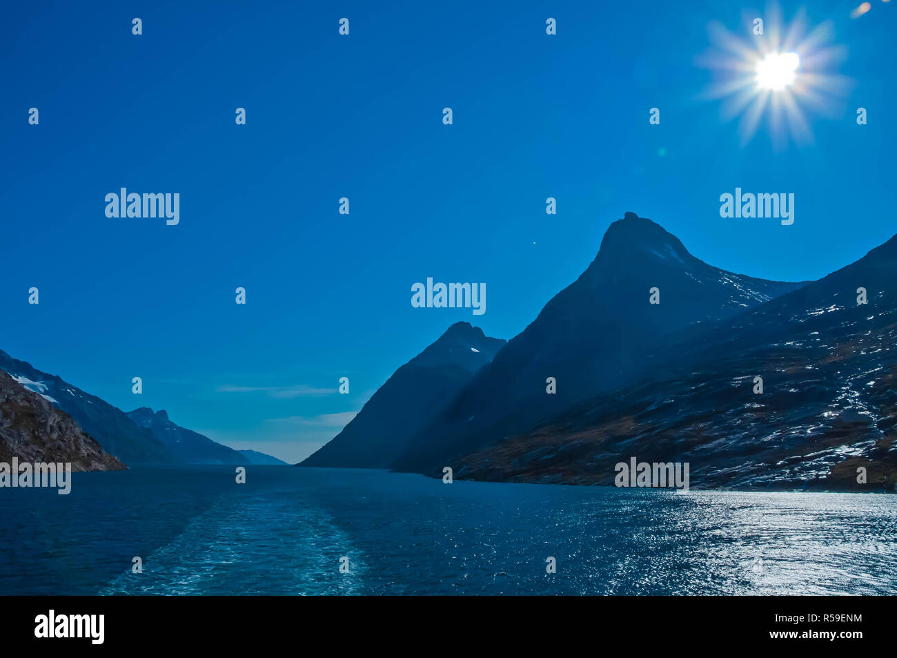 prins christian sund Stock Photo - Alamy