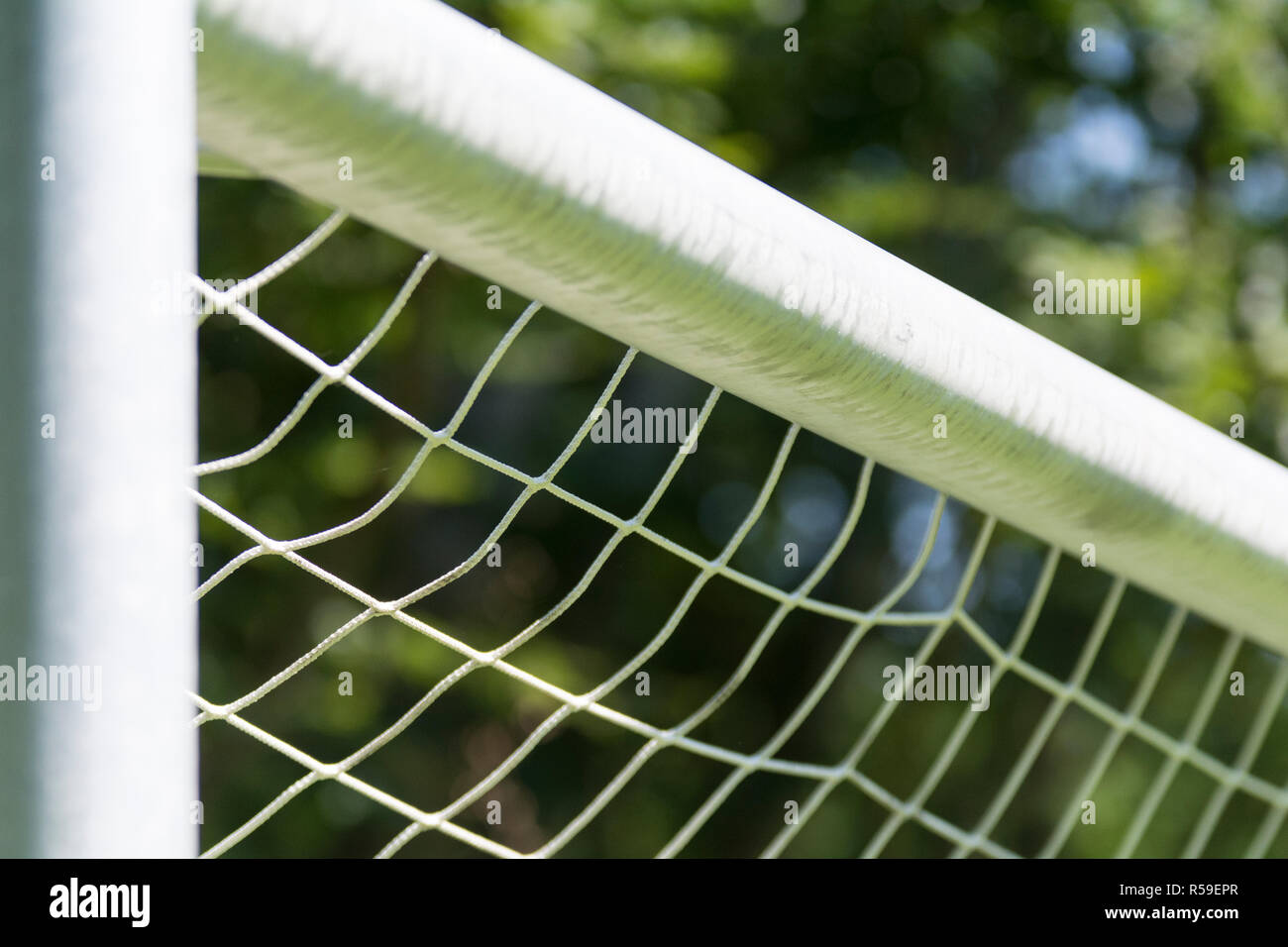 Football goal corner net hi-res stock photography and images - Alamy
