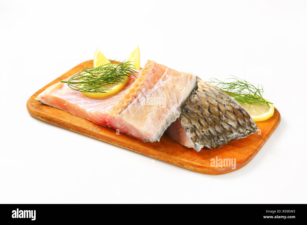 Carp slice Cut Out Stock Images & Pictures - Alamy