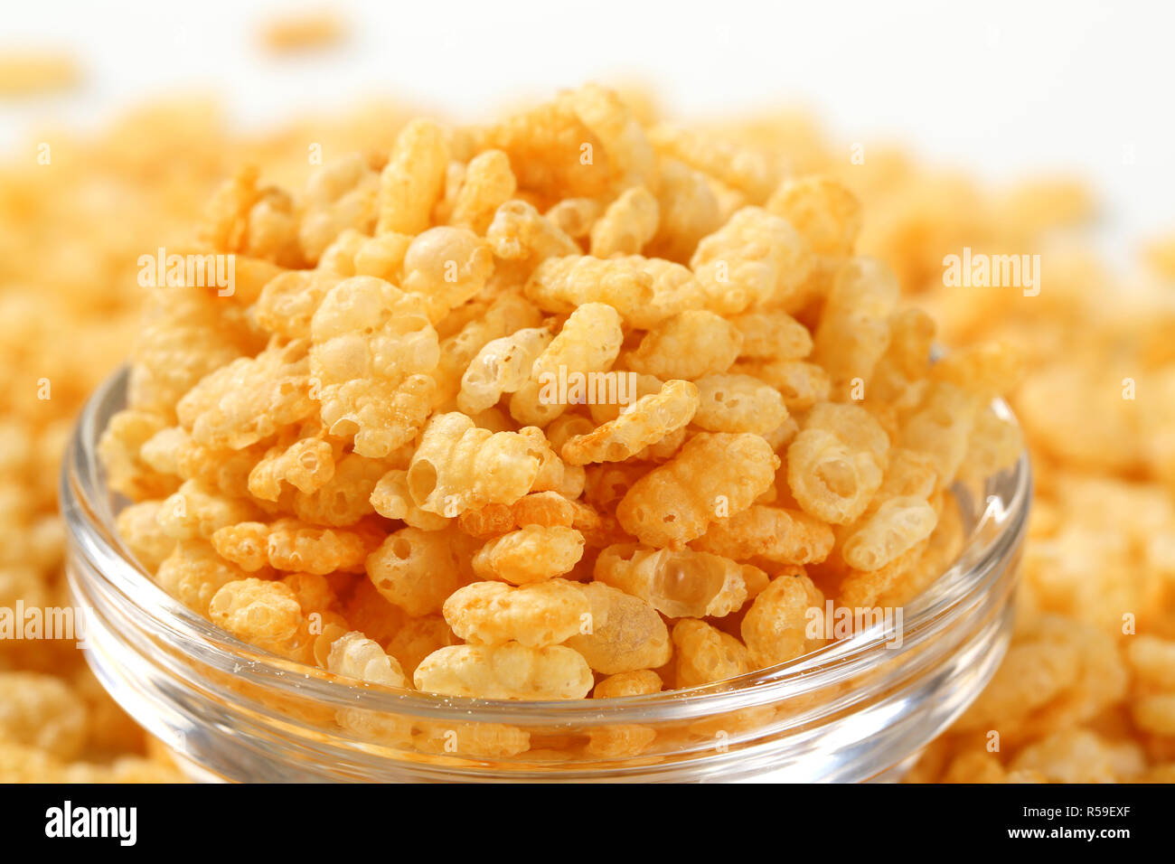 Crispy rice breakfast cereal Stock Photo - Alamy
