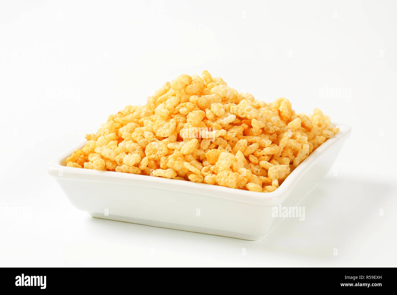 Crispy rice breakfast cereal Stock Photo - Alamy