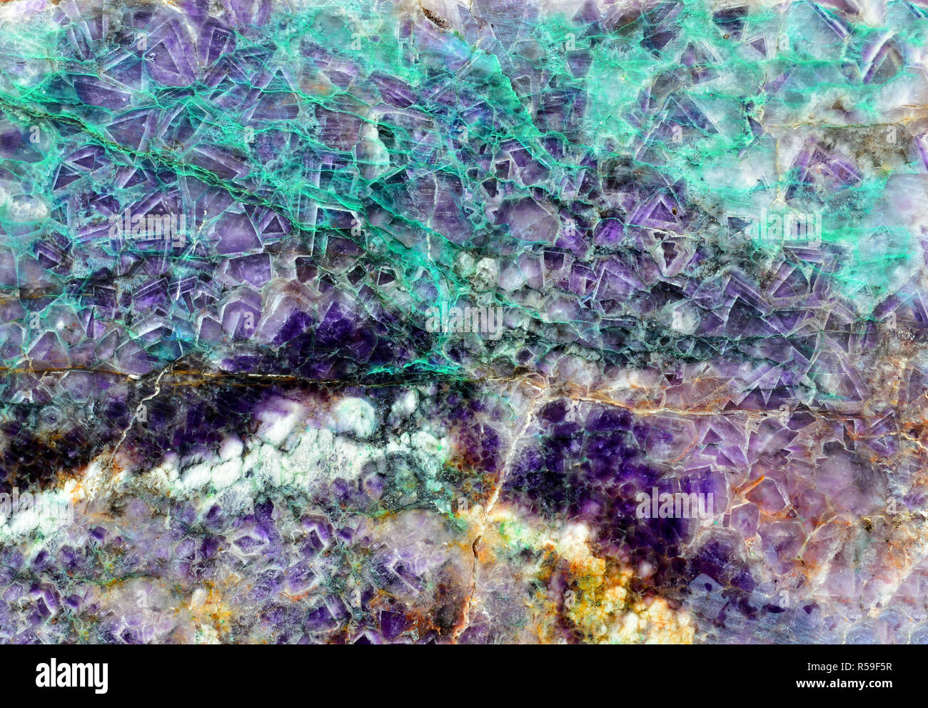 amethyst stone texture Stock Photo - Alamy