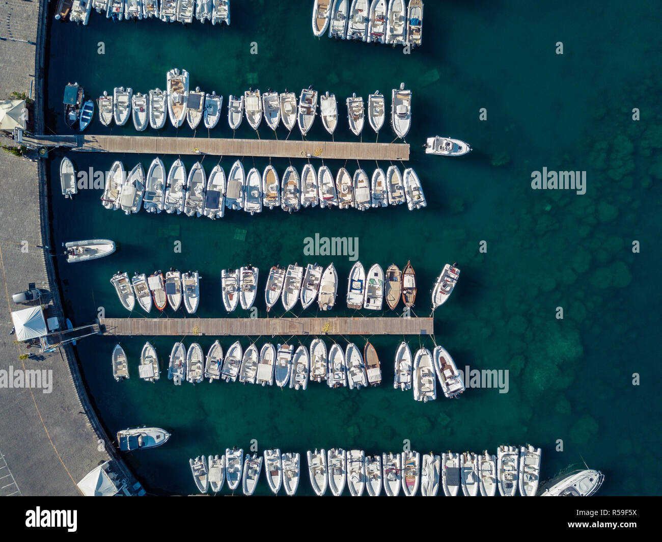 Aerial view of the Marina Stock Photo - Alamy