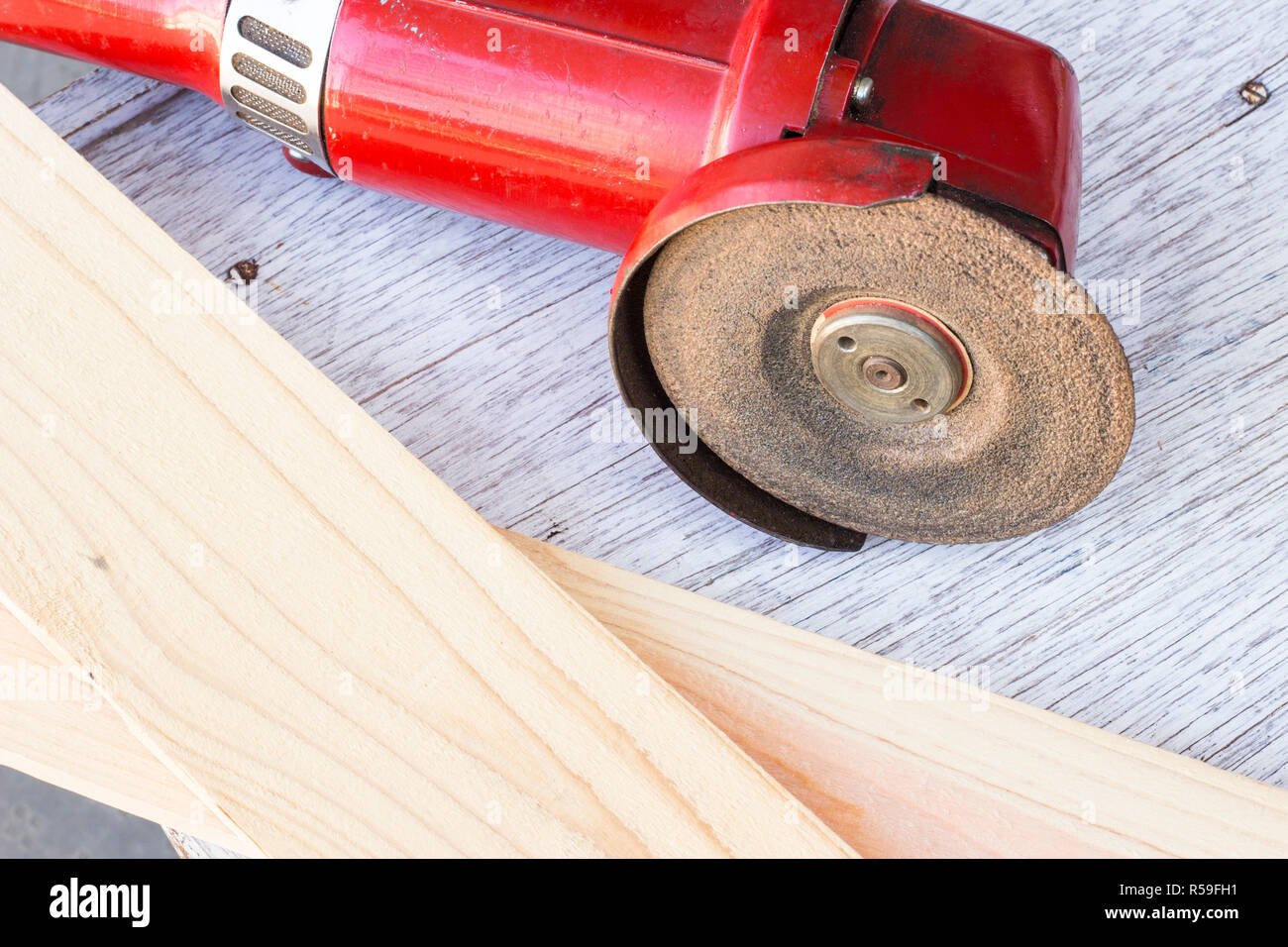 Carpentry Tools, electric sander Stock Photo - Alamy