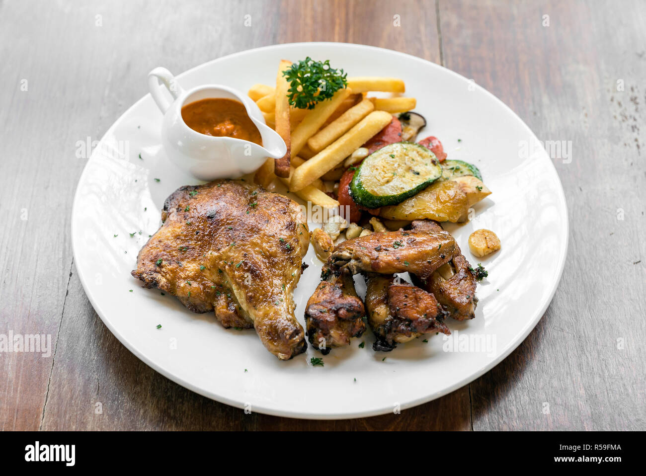 chicken peri peri Stock Photo - Alamy