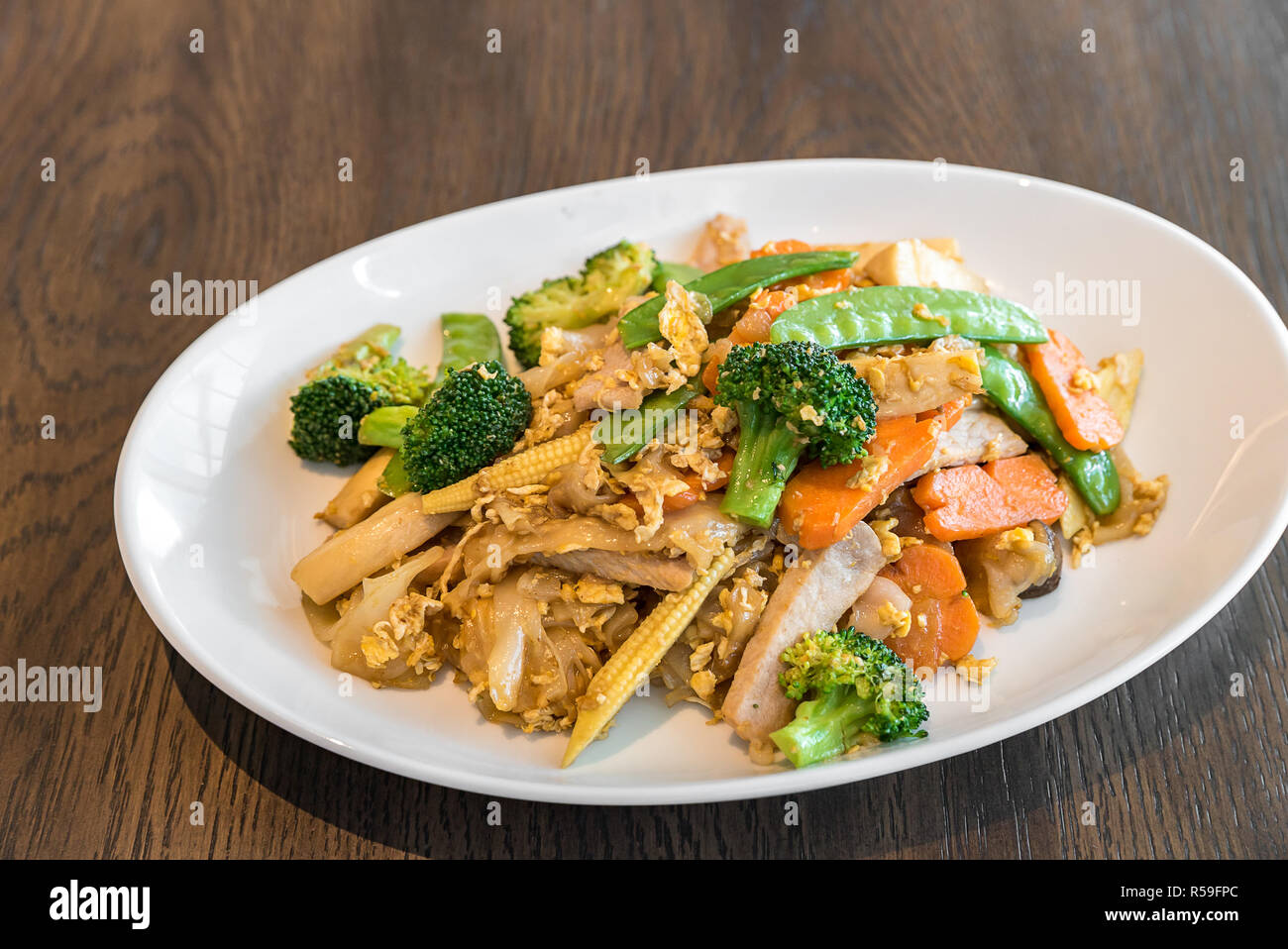 Fried rice noodle Stock Photo - Alamy