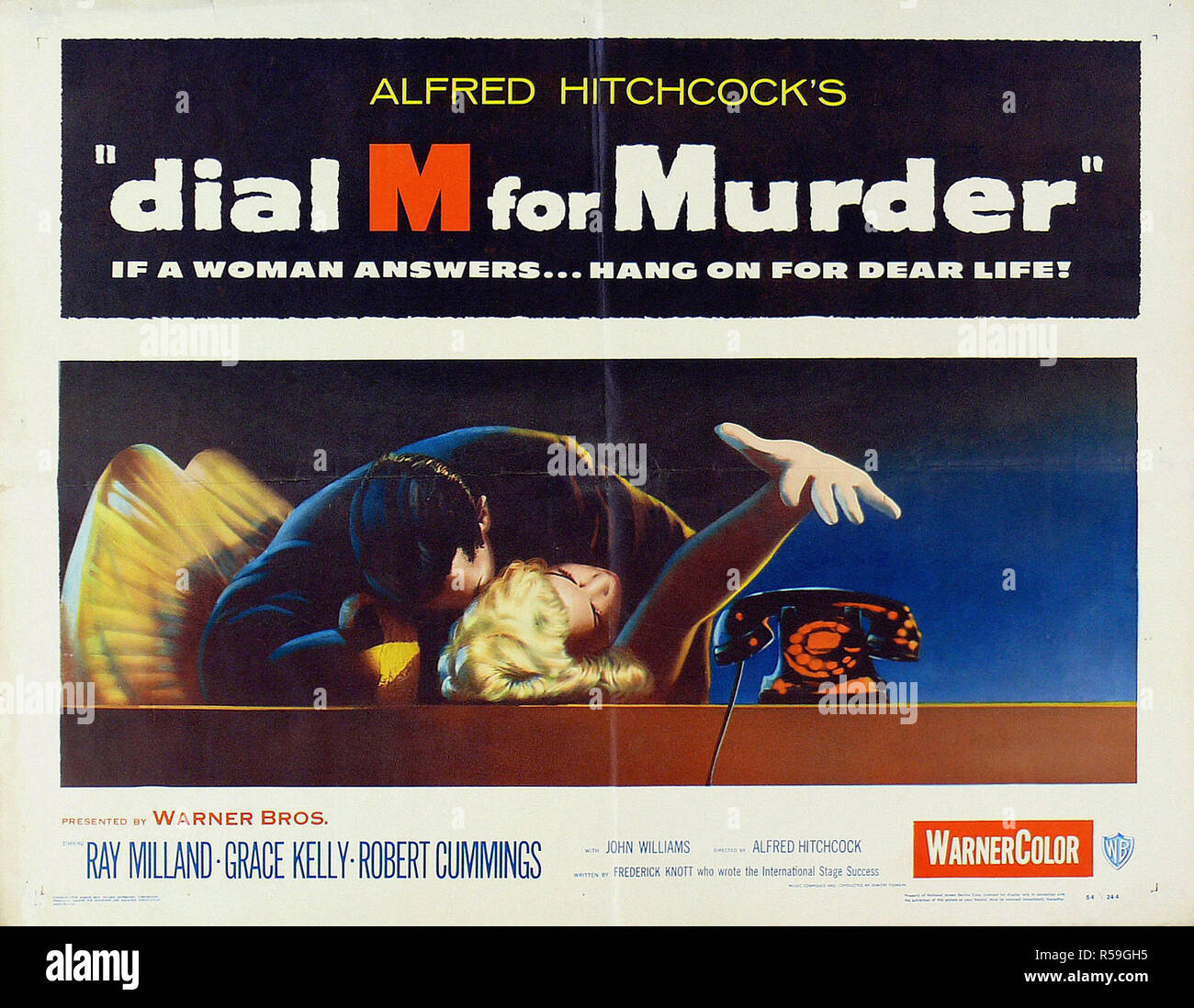 Dial M for Murder - Original Movie Poster Stock Photo - Alamy