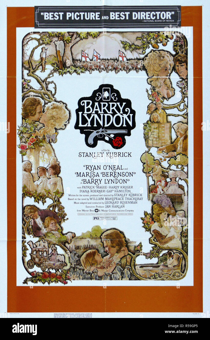 Barry Lyndon - Original Movie Poster Stock Photo - Alamy