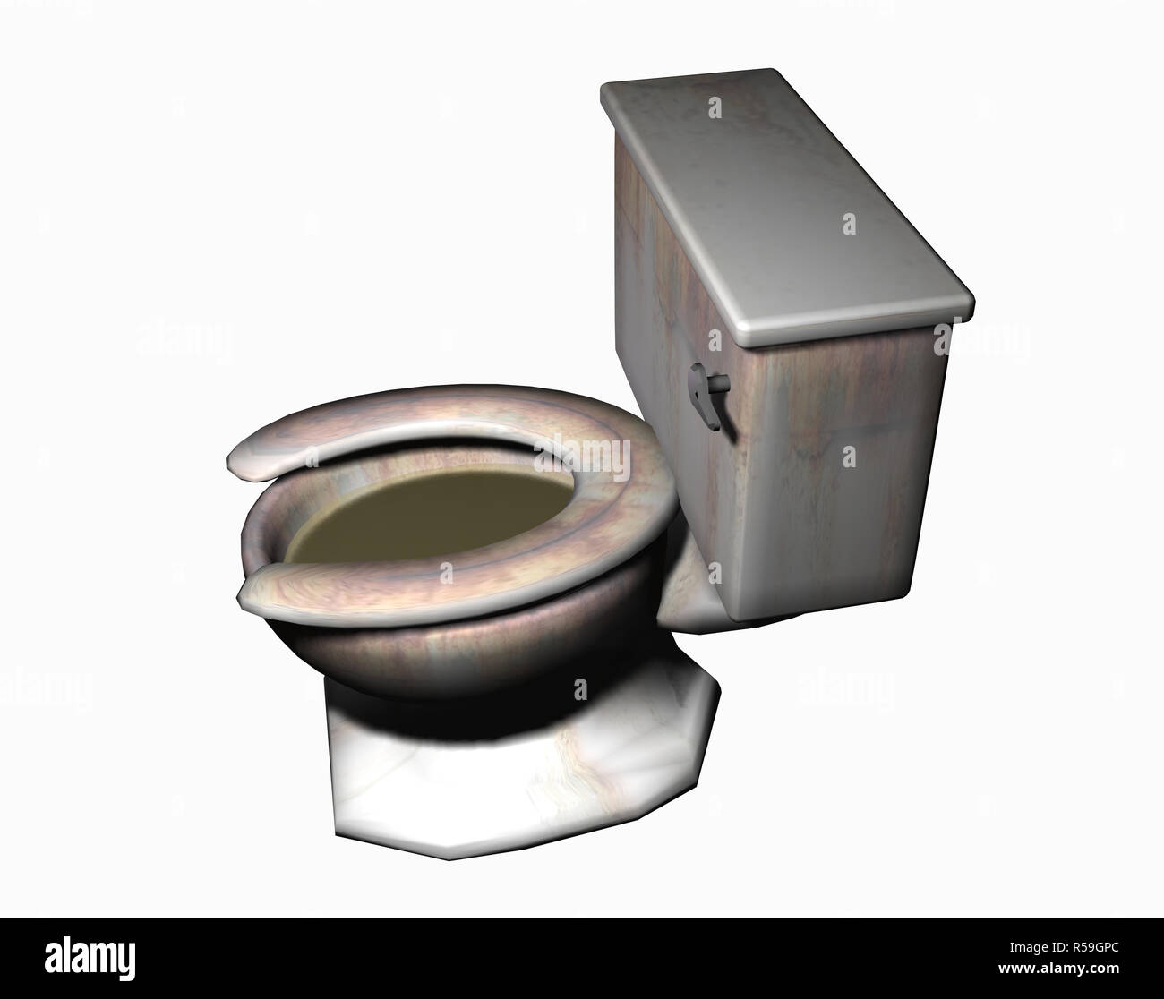 dirty clogged toilet freed Stock Photo - Alamy