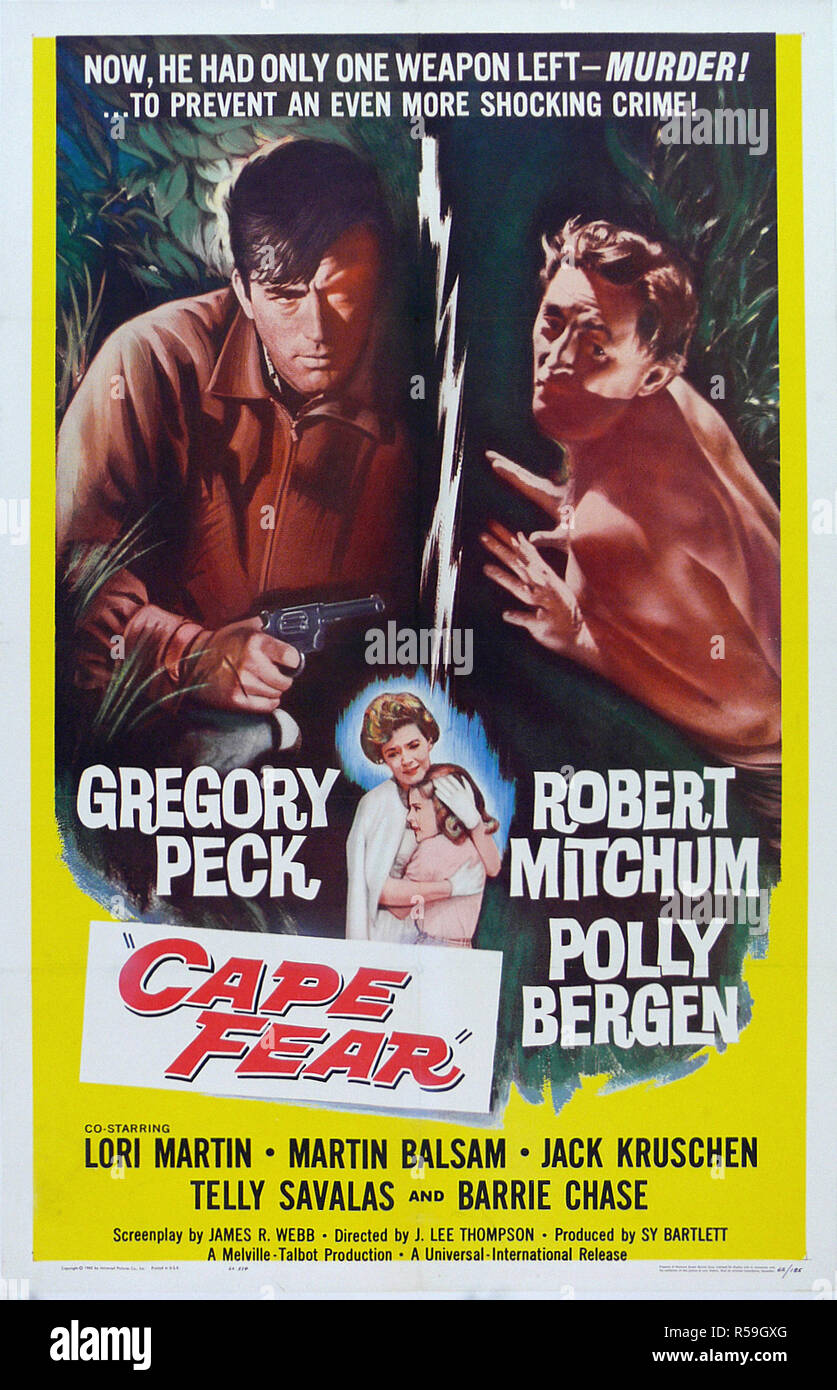 Cape Fear - Original Movie Poster Stock Photo - Alamy