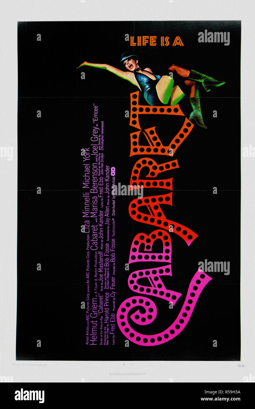 Cabaret - Original Movie Poster Stock Photo - Alamy