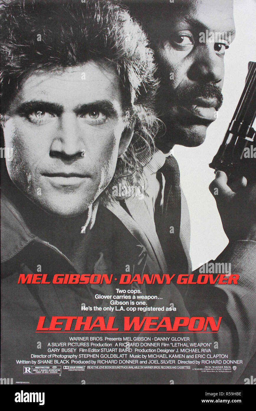 Lethal Weapon - Original Movie Poster Stock Photo - Alamy