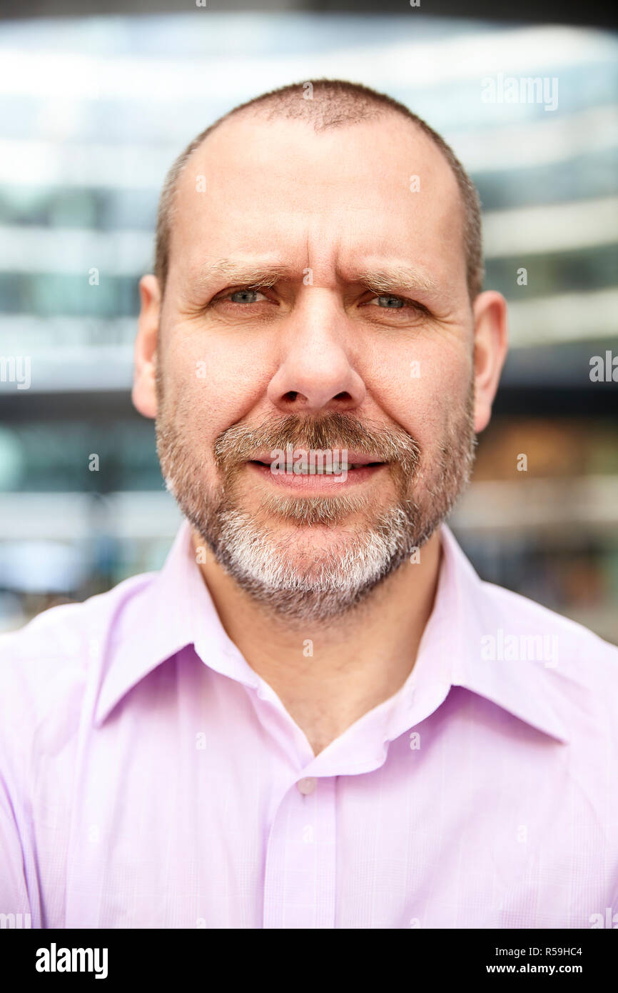 Face of middle-aged man Stock Photo - Alamy