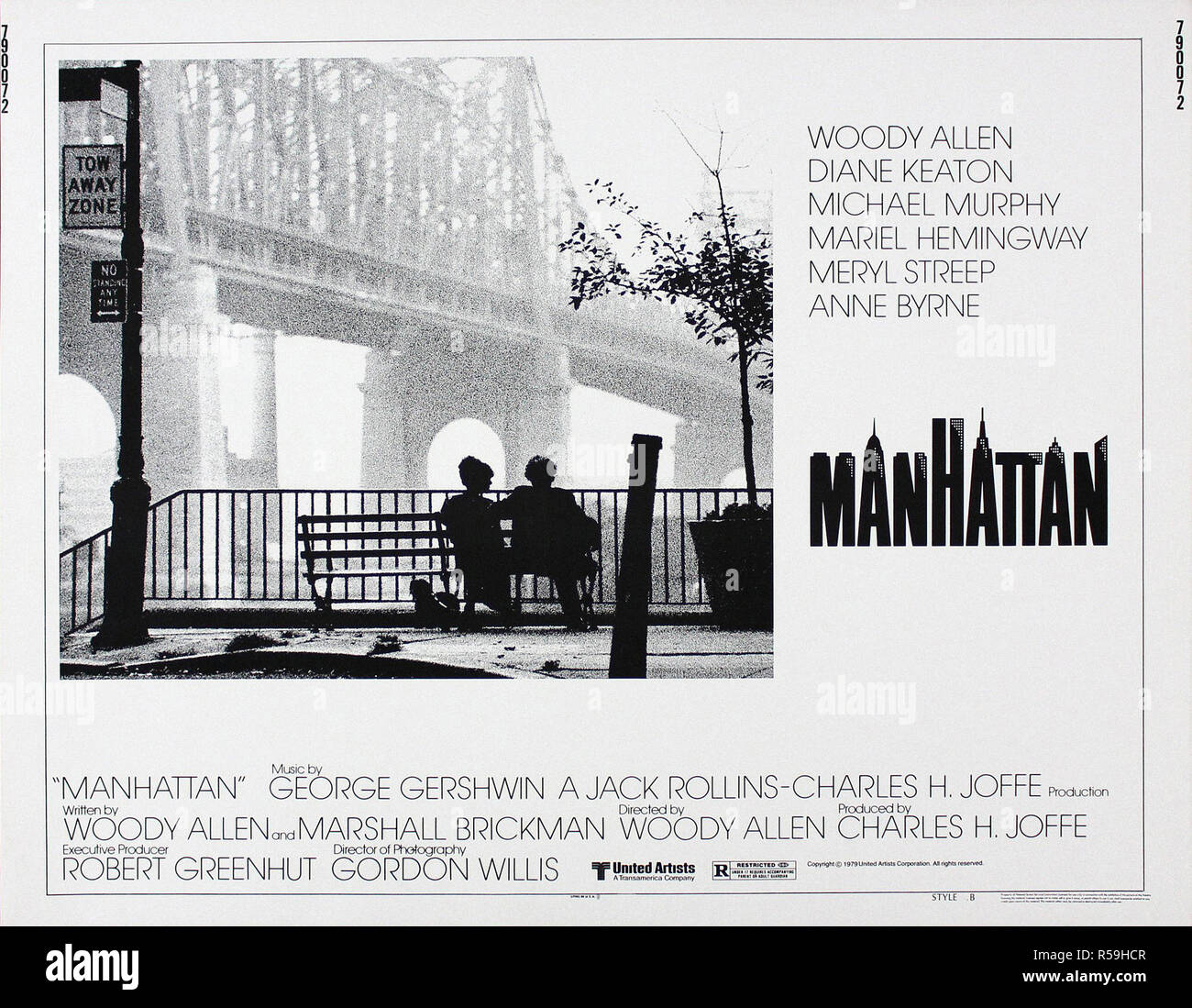 Manhattan - Original Movie Poster Stock Photo - Alamy