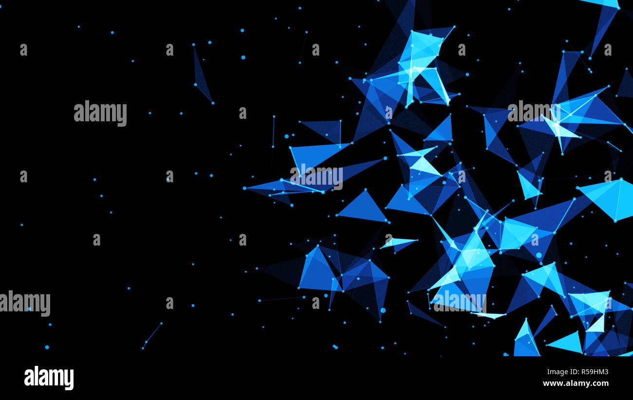 Abstract Plexus Background. Hi Tech Digital Background Stock Photo - Alamy