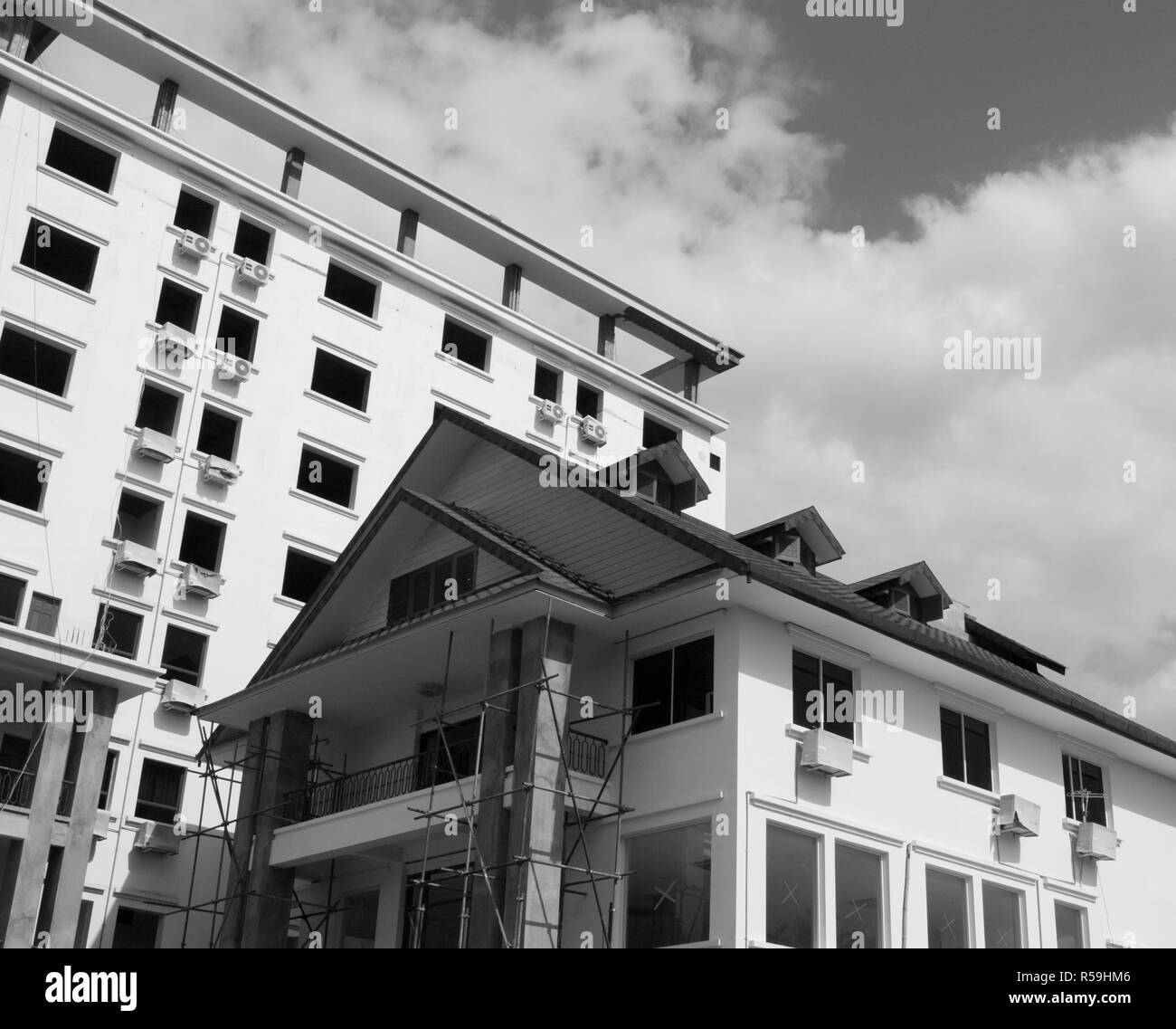 BUILDING UNDER CONSTRUCTION Stock Photo - Alamy