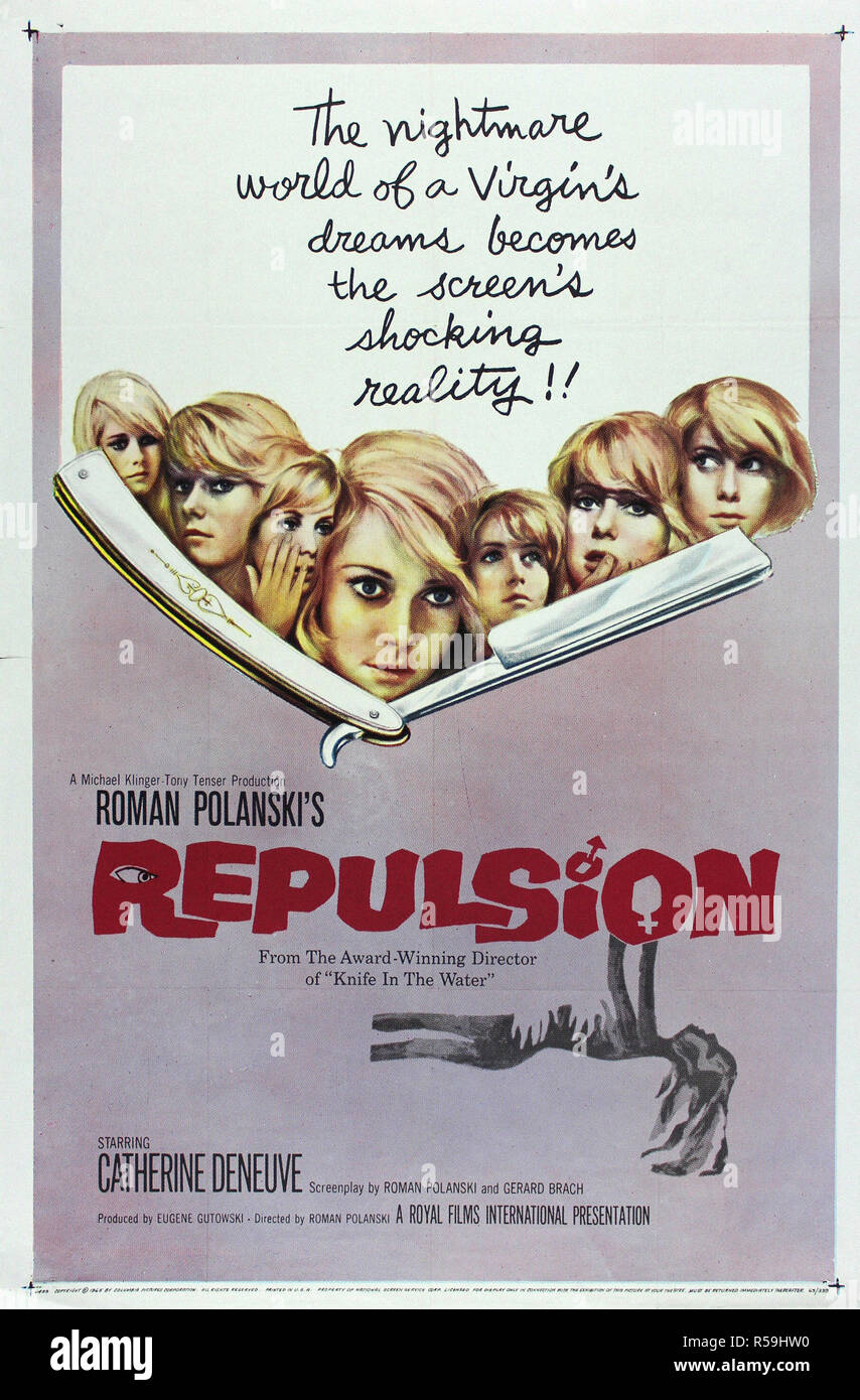 Repulsion - Original Movie Poster Stock Photo - Alamy