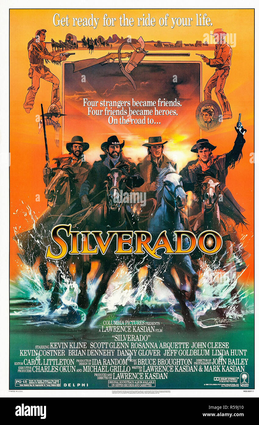 Silverado - Original Movie Poster Stock Photo - Alamy