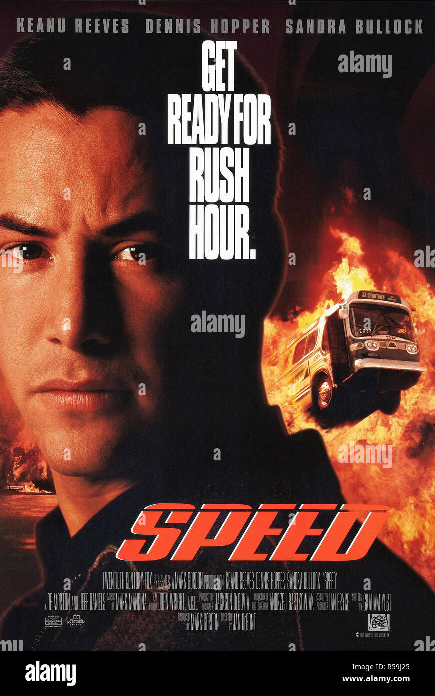 Speed - Original Movie Poster Stock Photo - Alamy