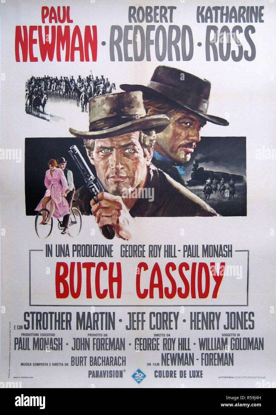 Butch cassidy movie poster hi-res stock photography and images - Alamy