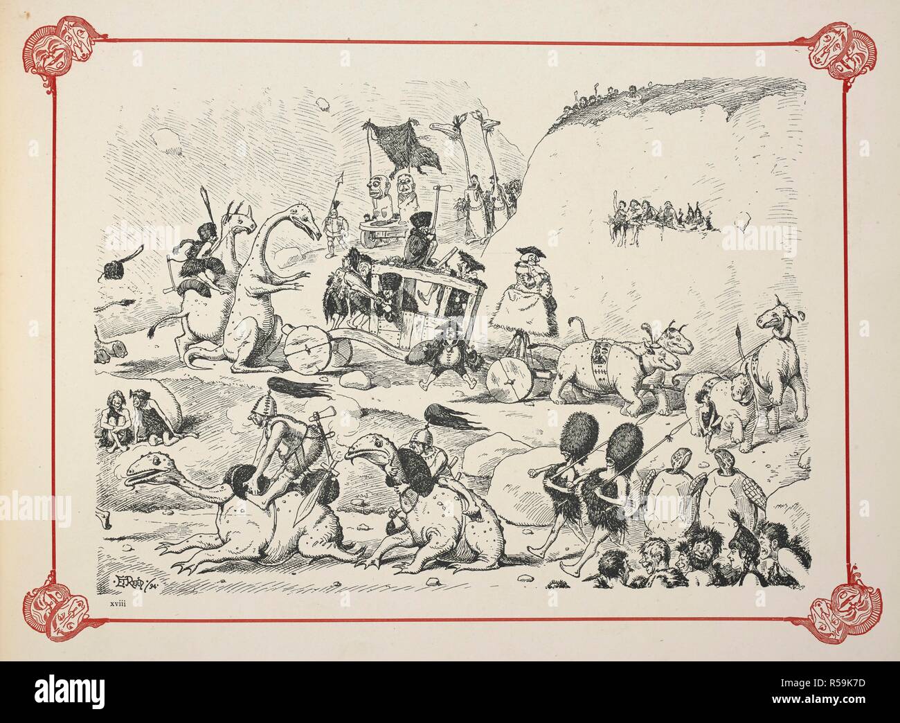Prehistoric Lord Mayor's show !. Prehistoric Peeps. From â€œPunch.â ...
