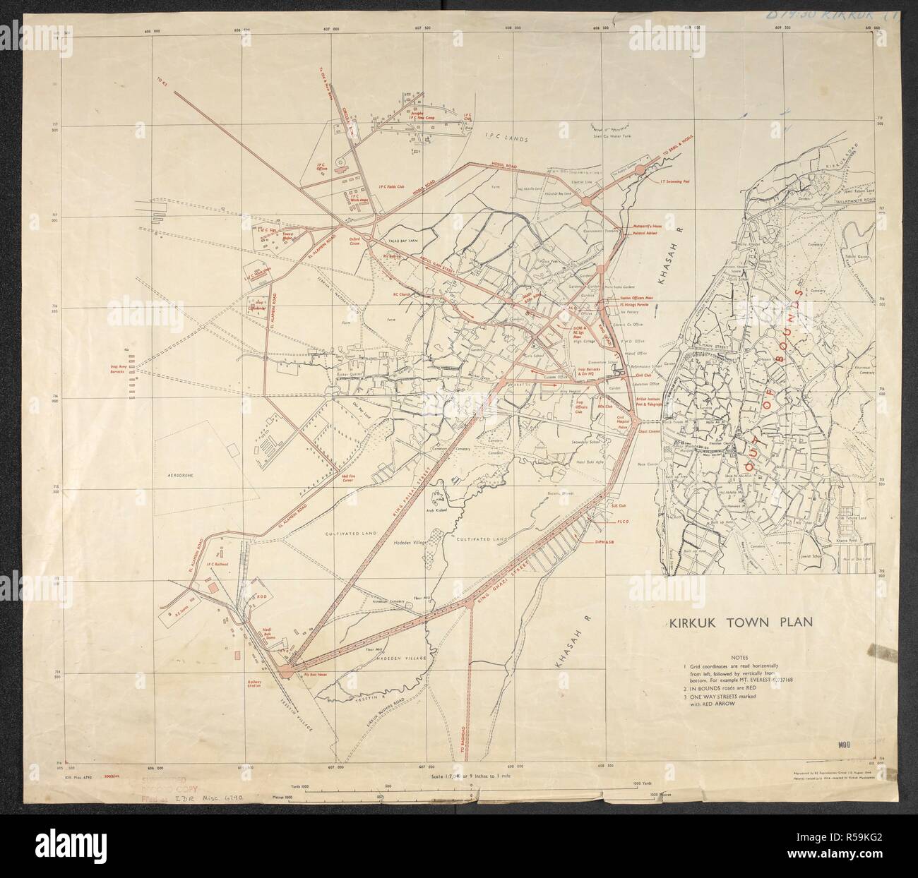 Map india 20th century hi-res stock photography and images - Alamy