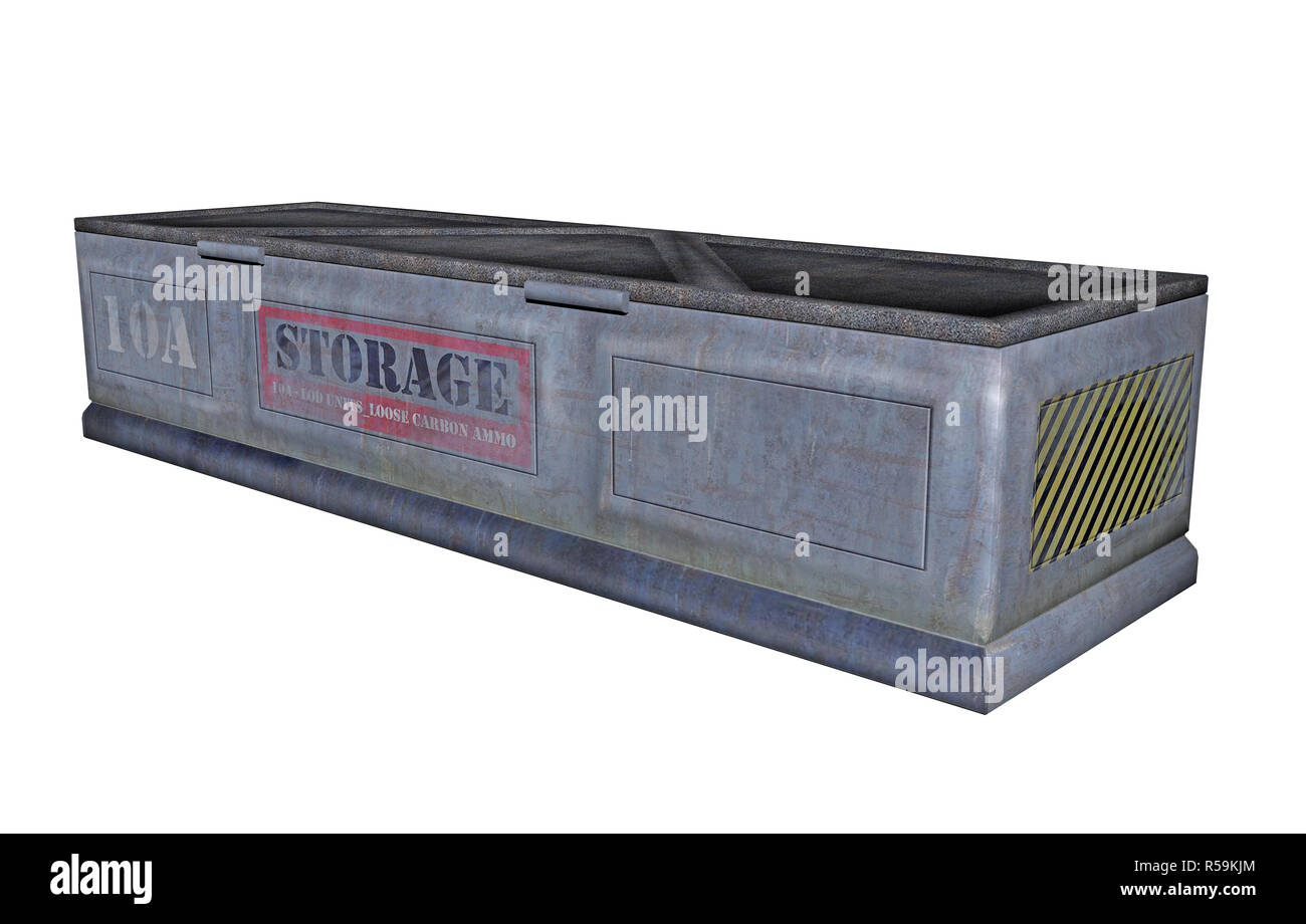 steel transport crate Stock Photo - Alamy