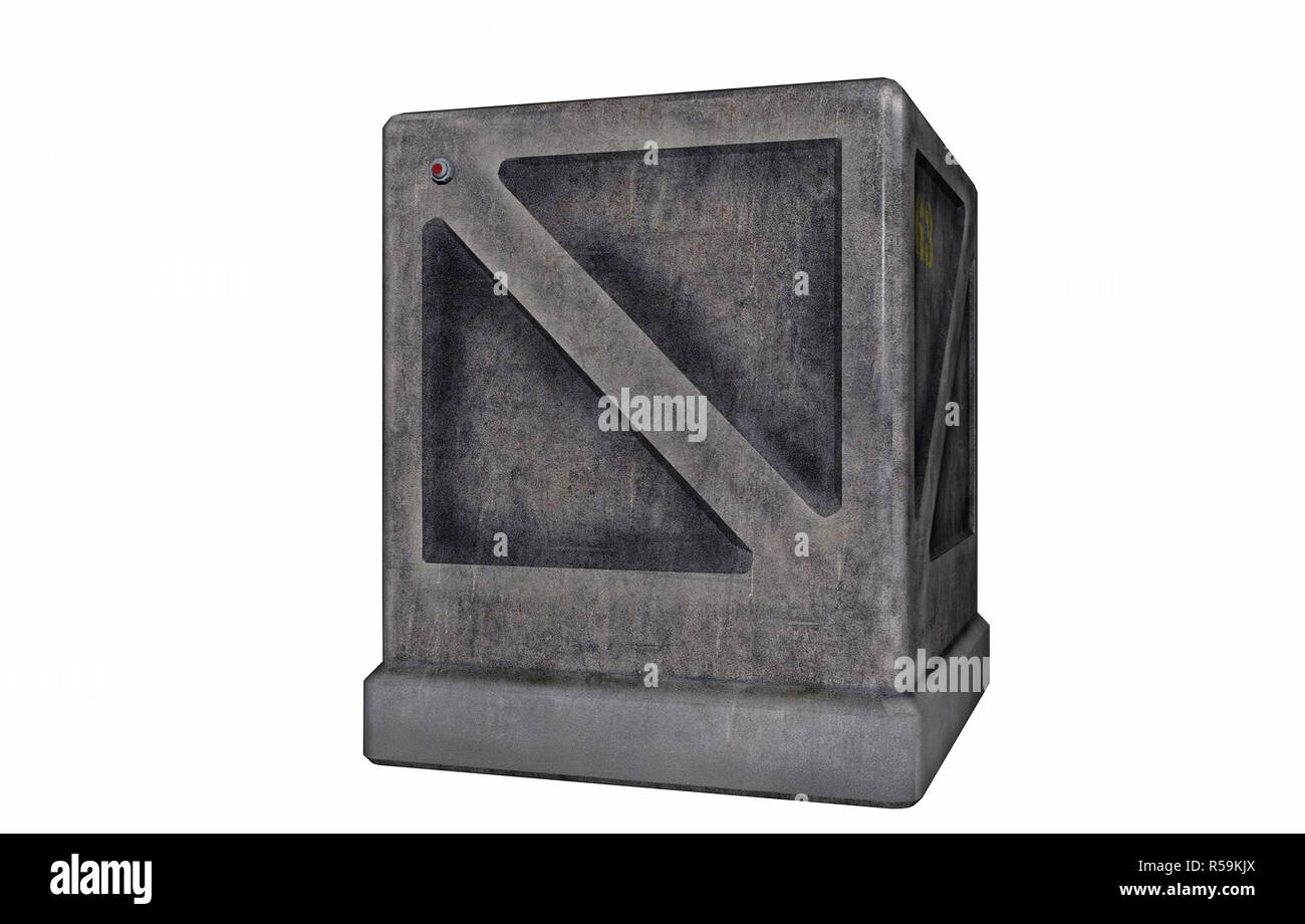 steel transport crate Stock Photo - Alamy
