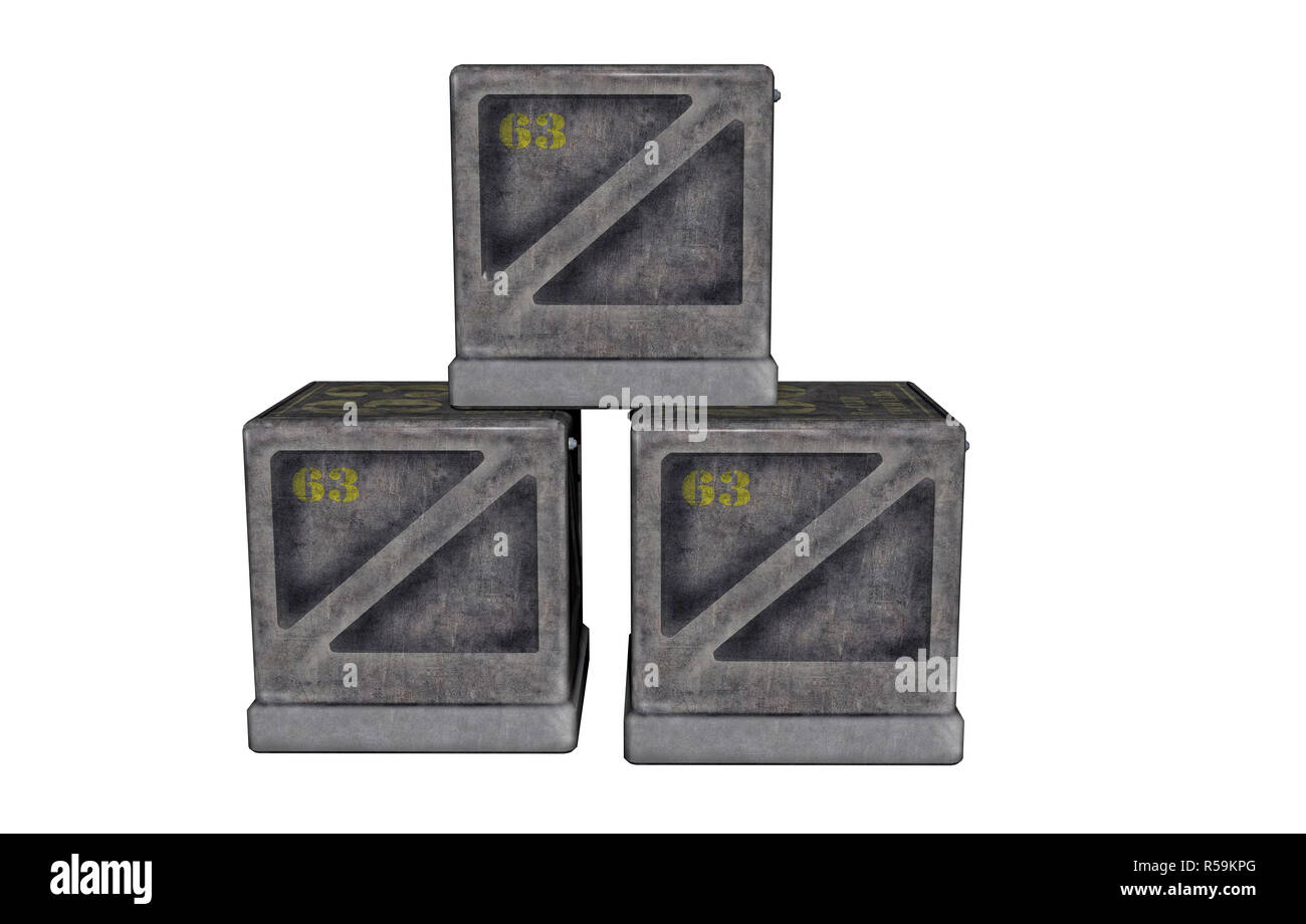 steel transport crate Stock Photo - Alamy