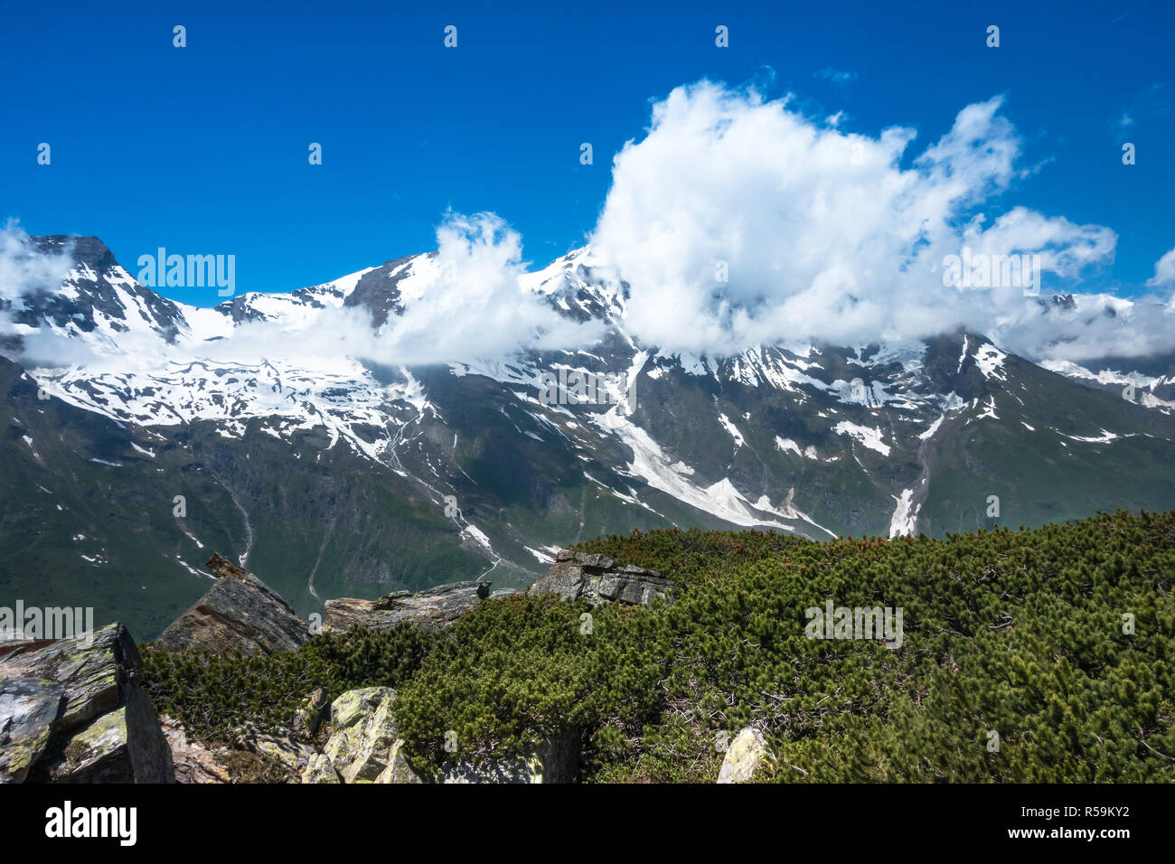 Alps austrians snow mountain hi-res stock photography and images - Alamy
