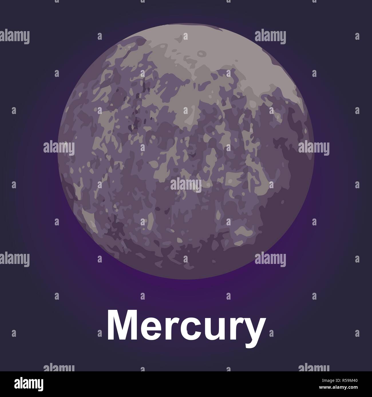 Mercury icon. Isometric of mercury vector icon for web design Stock ...