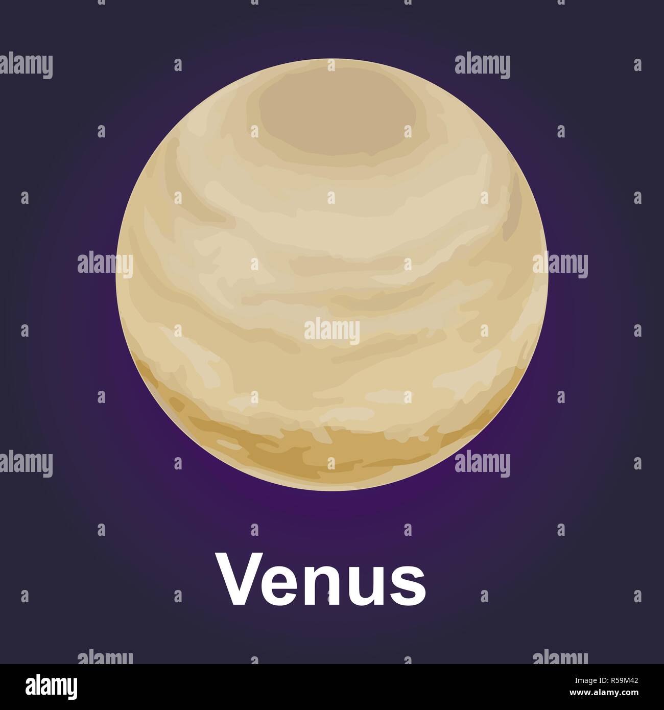 Venus planet icon. Isometric of venus planet vector icon for web design ...