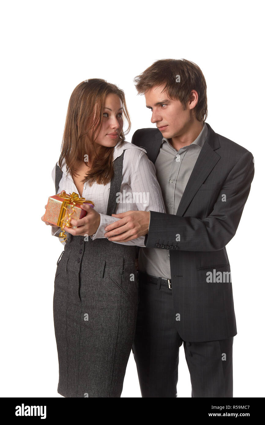 Young enamoured couple Stock Photo - Alamy