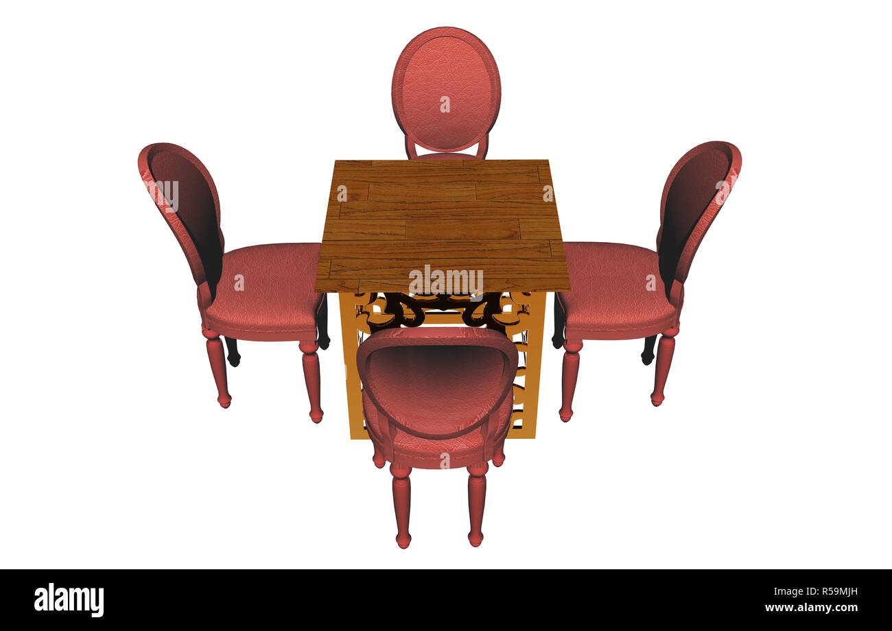 Table dining Cut Out Stock Images & Pictures - Alamy