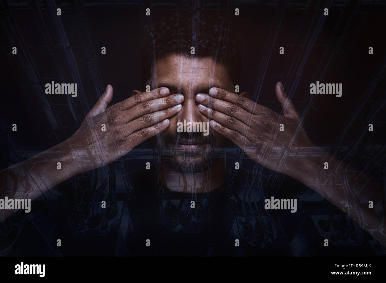 Blind model hi-res stock photography and images - Alamy