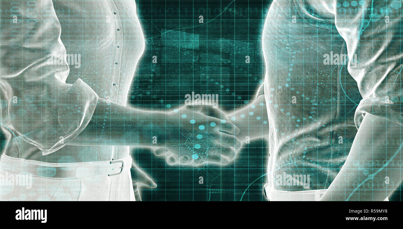 Business Handshake Abstract Stock Photo - Alamy