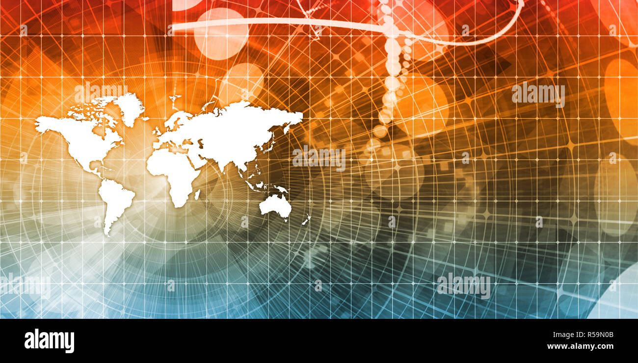 Supply Chain Network Stock Photo - Alamy