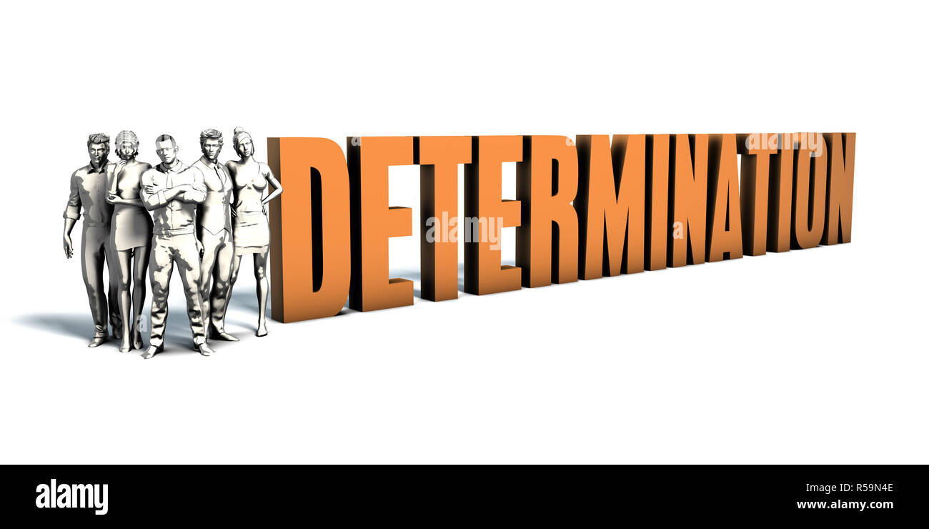 Business People Determination Art Stock Photo - Alamy