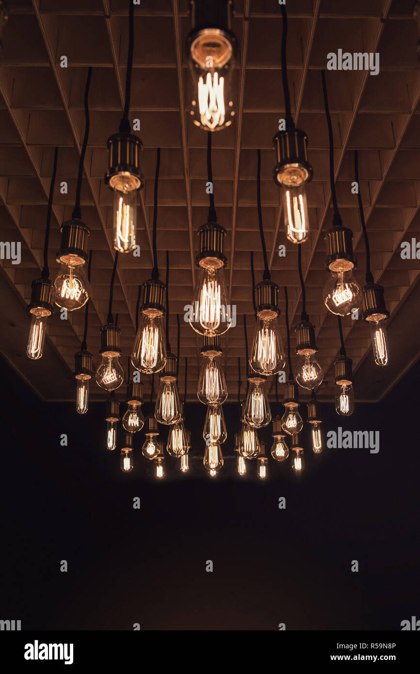 Retro lamp background Stock Photo - Alamy