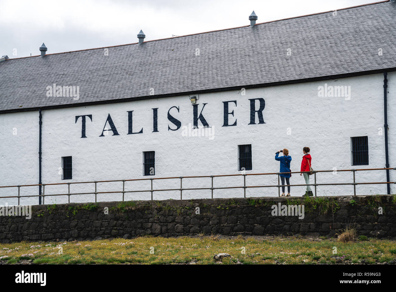 Talisker Distillery building, Scotland, UK Stock Photo - Alamy