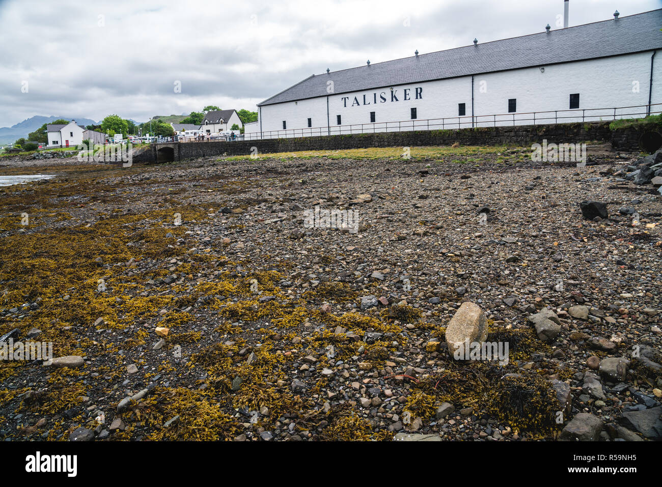 Talisker Distillery building, Scotland, UK Stock Photo - Alamy