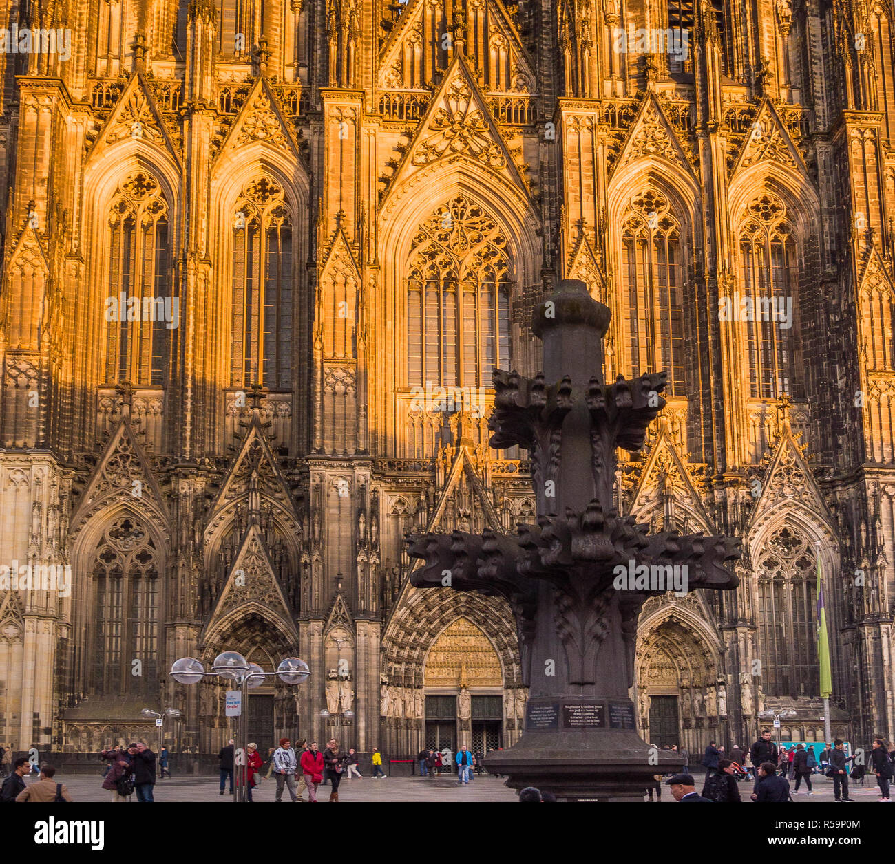 Cathedral of Cologne, front side, Cologne, Germany, EU Stock Photo - Alamy