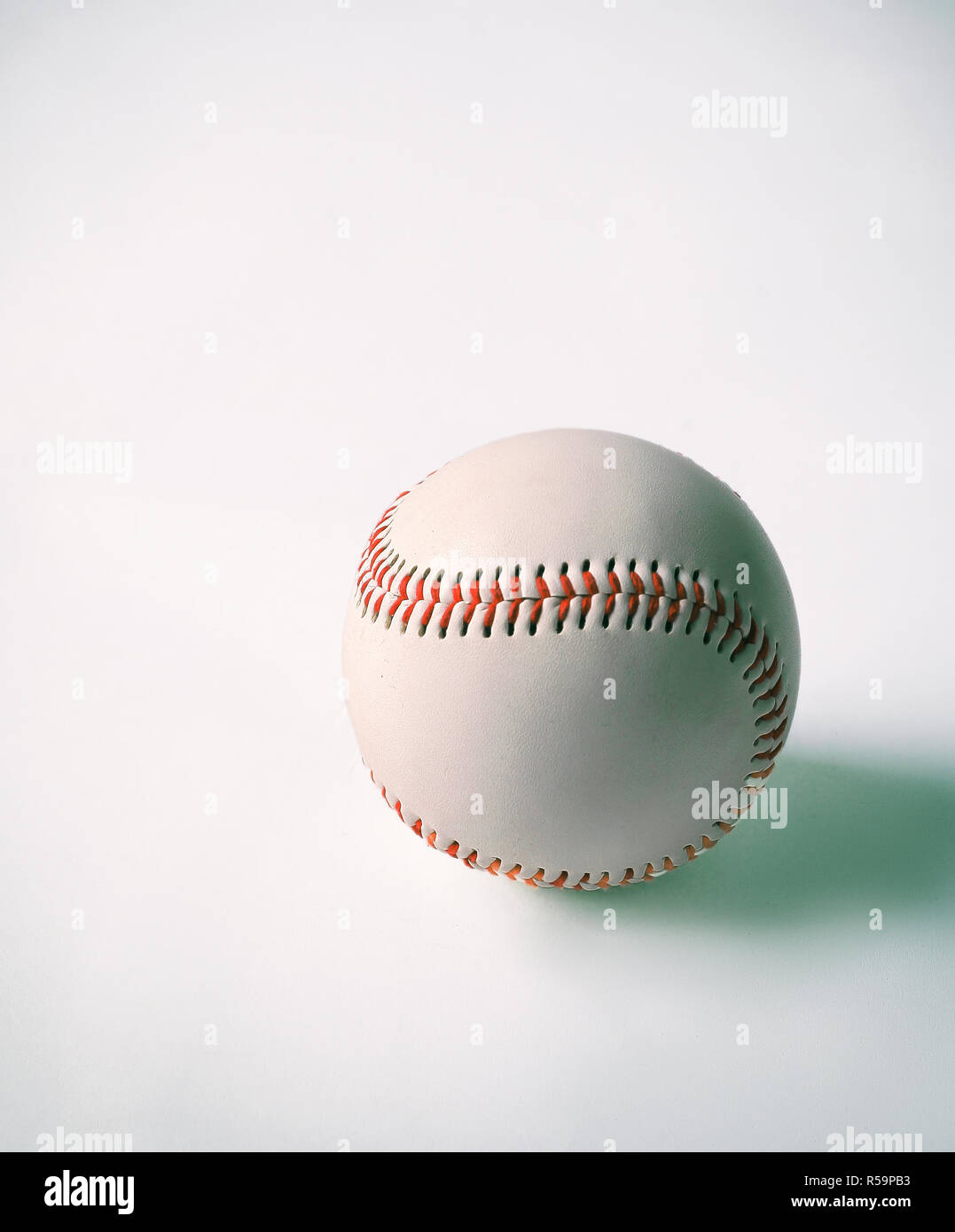 baseball ball .isolated on a white background Stock Photo - Alamy