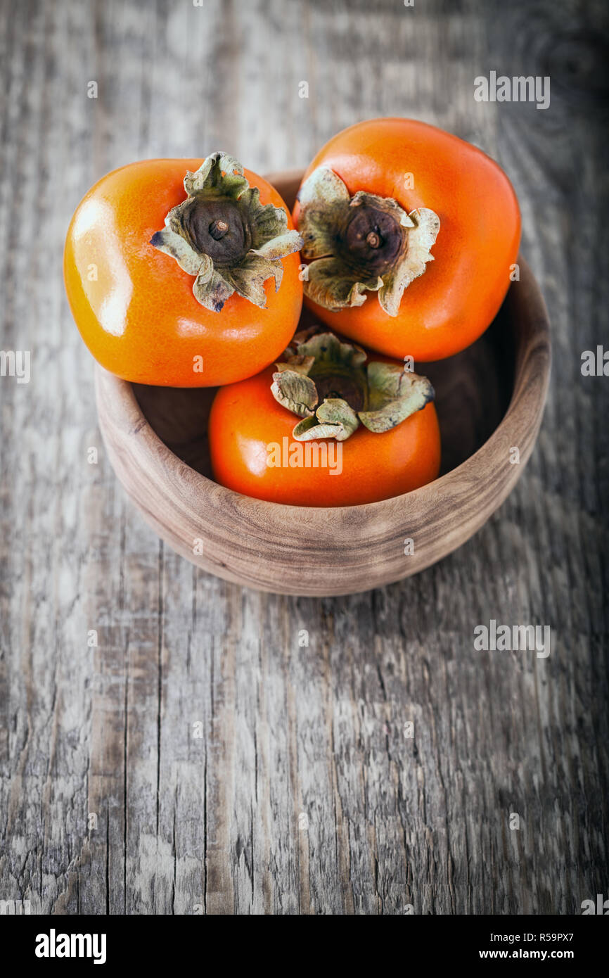 Fresh sweet Persimmons Stock Photo - Alamy