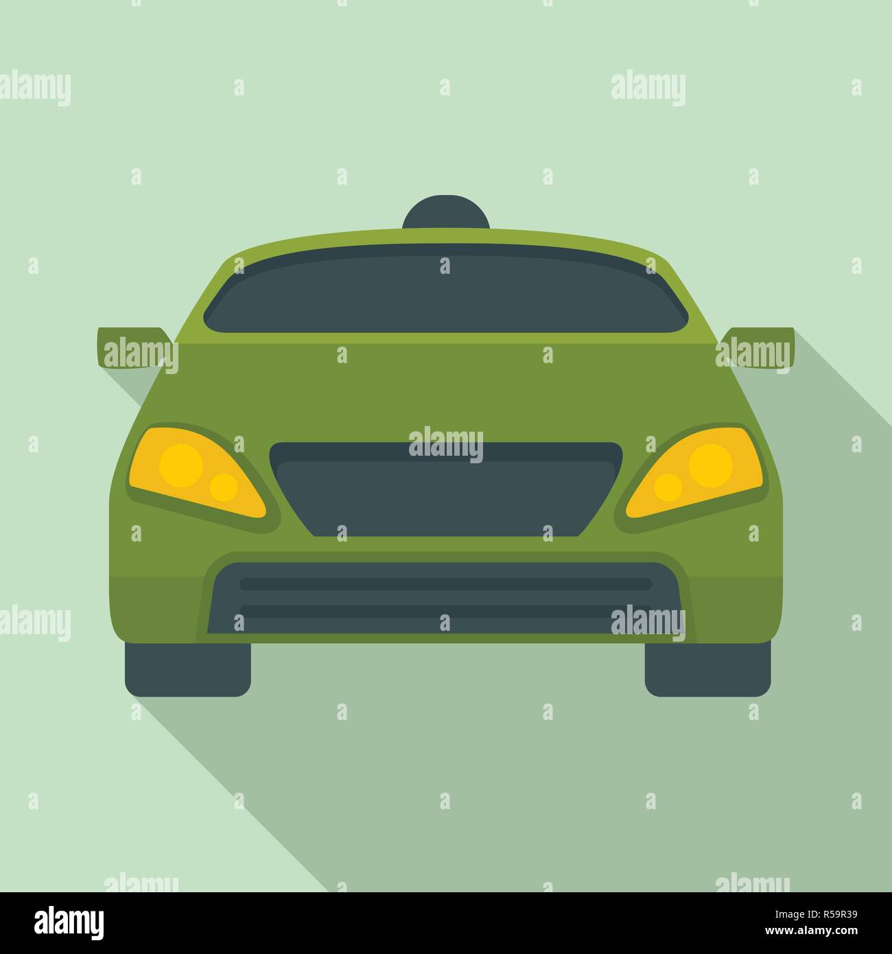 Smart modern car icon. Flat illustration of smart modern car vector ...