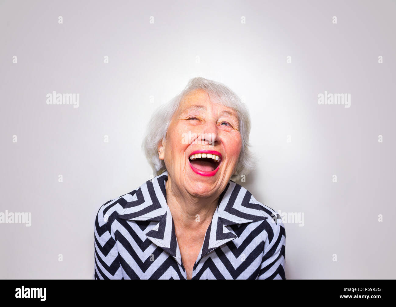 Laughing old woman hi-res stock photography and images - Alamy